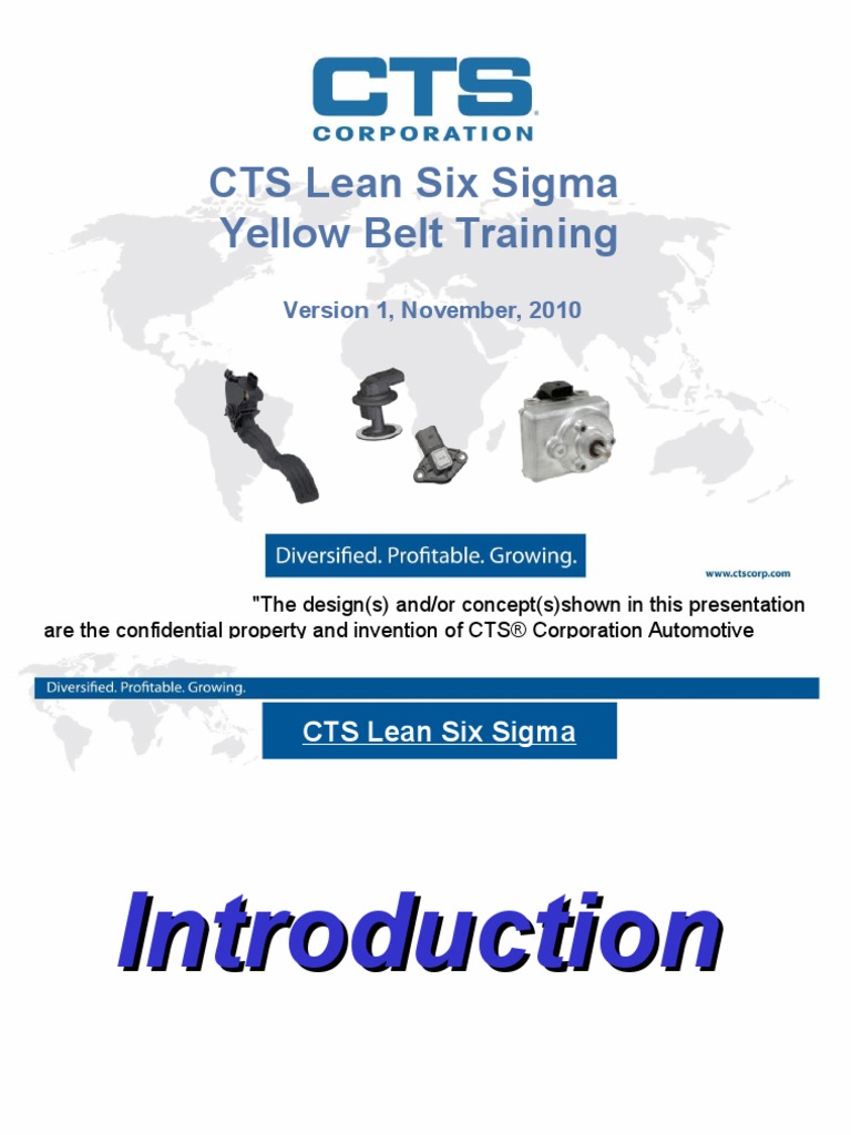 Yellow Belt Overview | PDF | Design For Six Sigma | Six Sigma