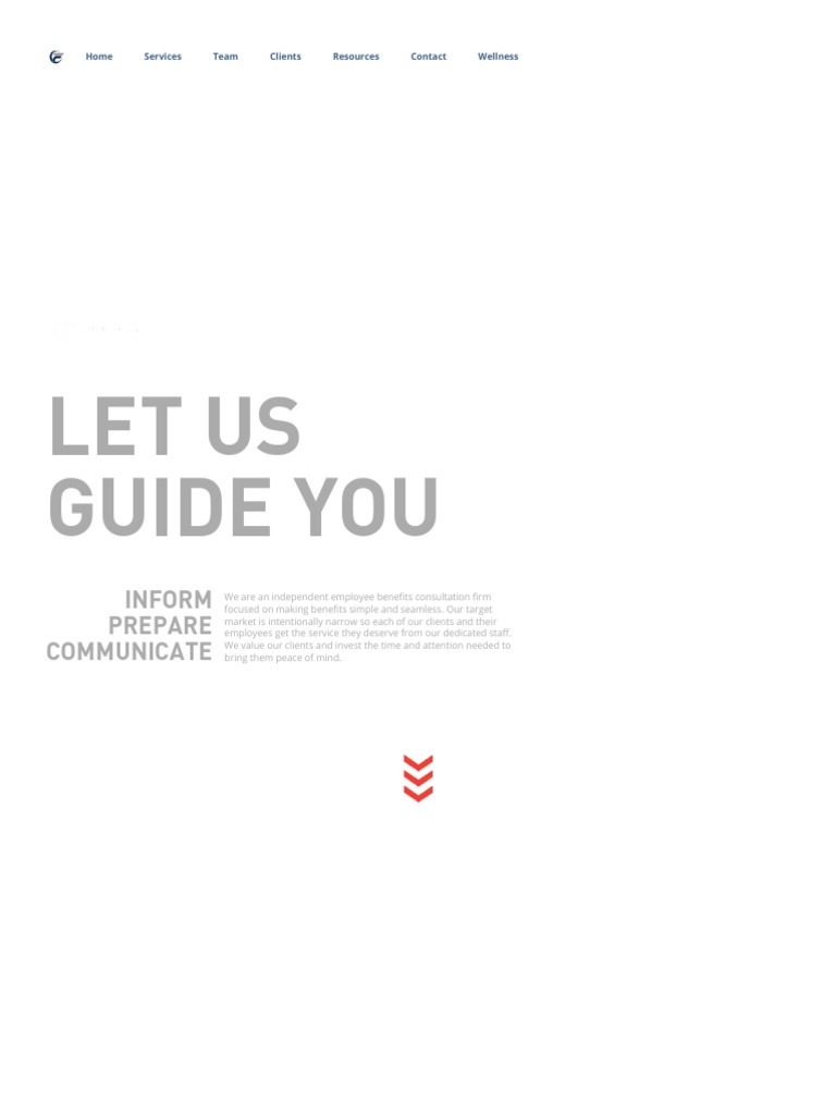 Let Us Guide You: Inform Prepare Communicate | PDF | Patient Protection ...