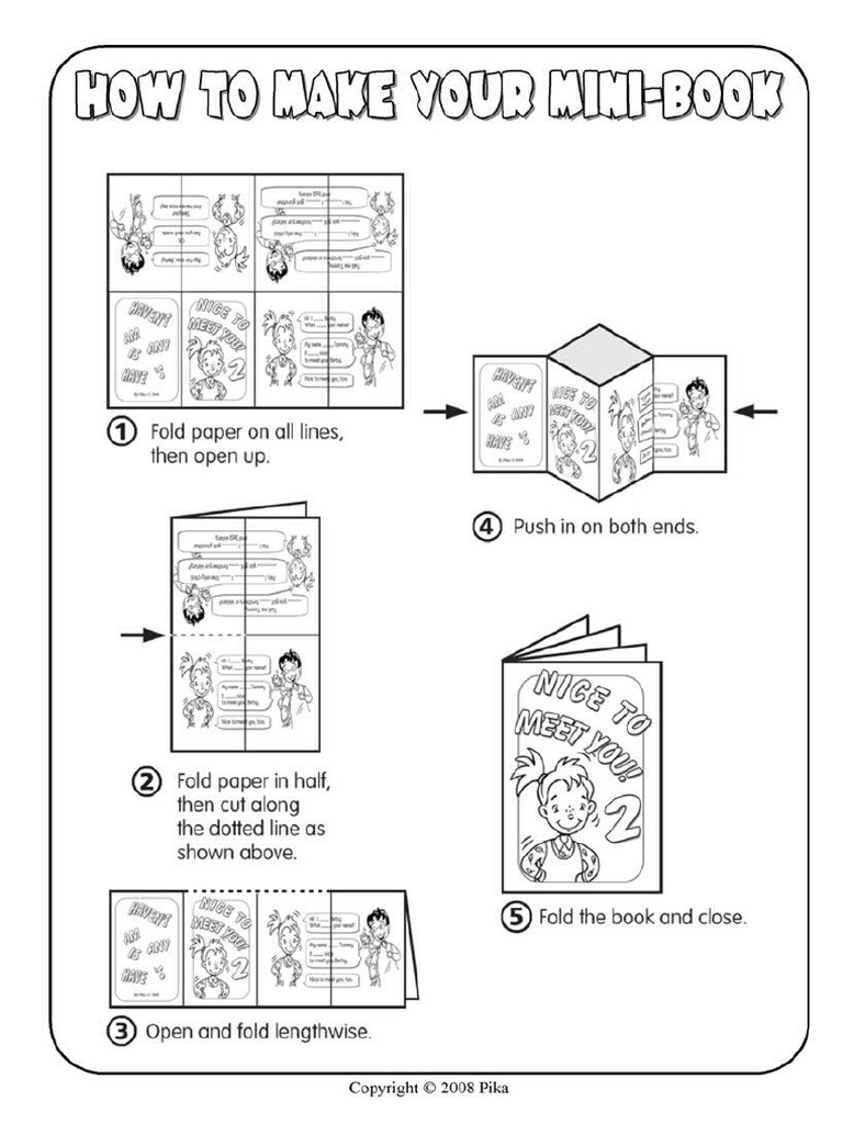 How To Create A Mini Book | PDF | Language Arts & Discipline