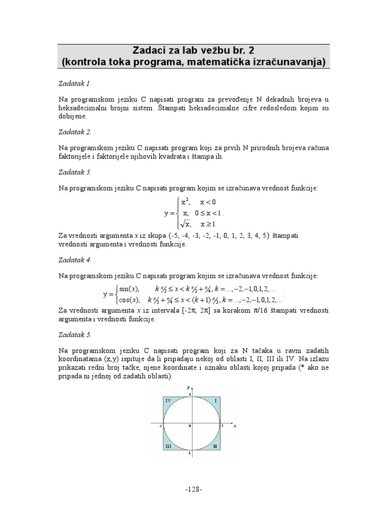 AIP V2 Zadaci - Za.vezbu | PDF