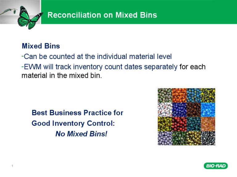 Mixed Bin Slide | PDF