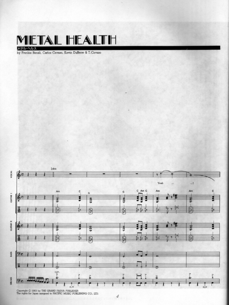 Quiet Riot - Metal Health | PDF