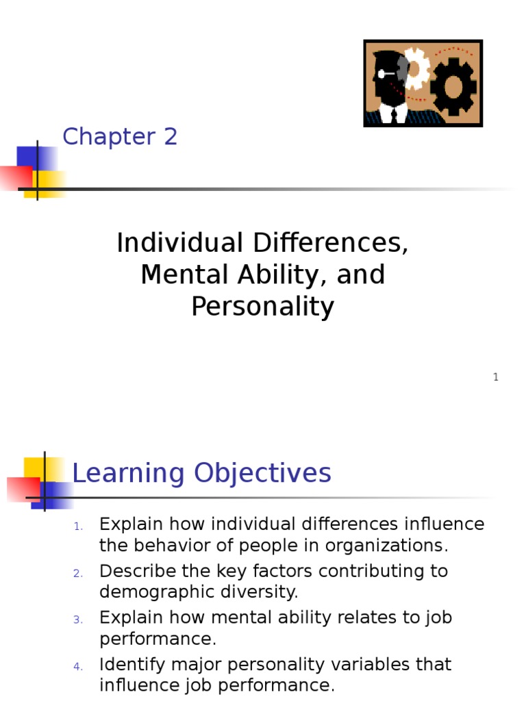 CHAPTER 2-Individual Differences Mental Ability and Personality | PDF ...