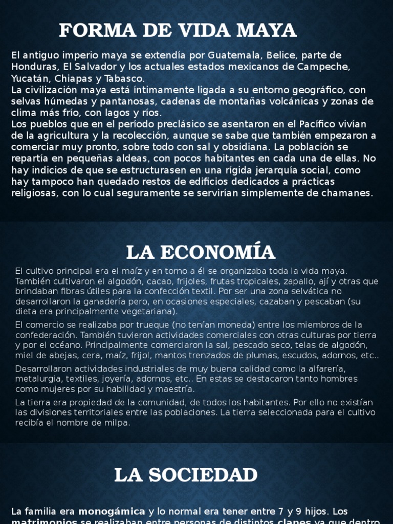 Forma de Vida Maya | PDF | Civilización maya | Agricultura
