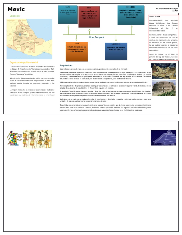 Mexicas Lámina | PDF | azteca | Cultura (general)