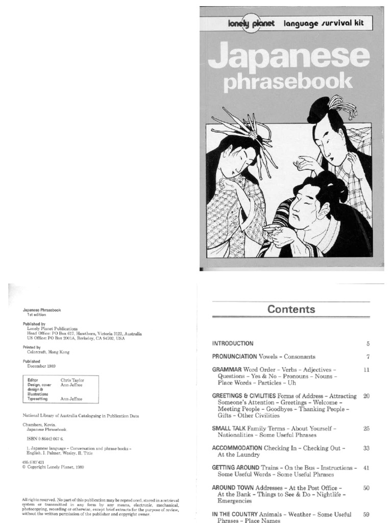 Learn Japanese Book PDF | PDF