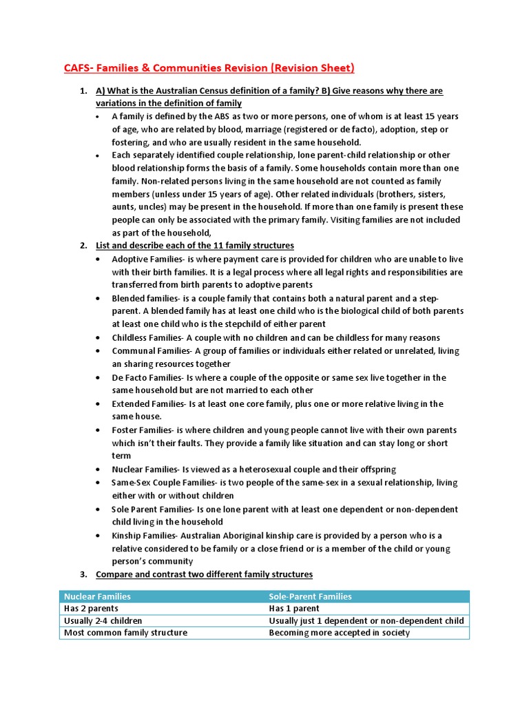 CAFS - Families & Communities | PDF | Stepfamily | Community