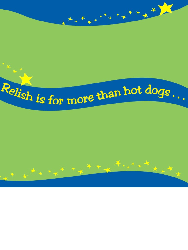 Student's Guide To Relish Making Your Own Sweet Success Booklet | PDF