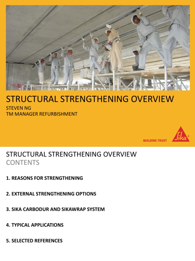 MY Structural Strengthening OVERVIEW 1511 | PDF | Fibre Reinforced ...