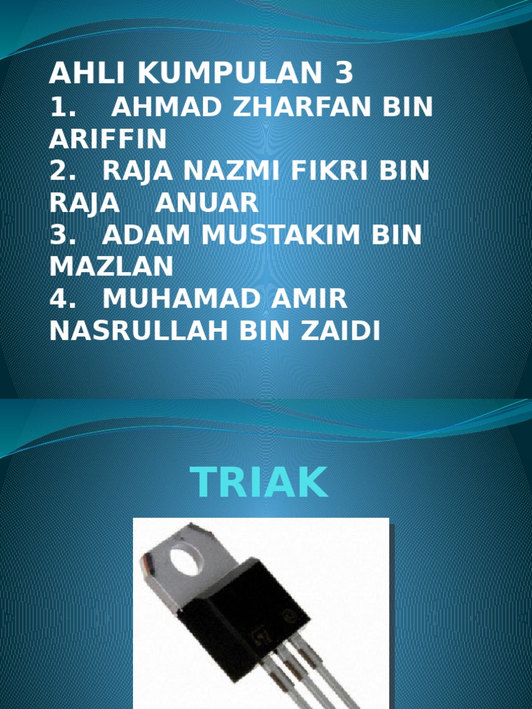 Triak Sem 4 | PDF