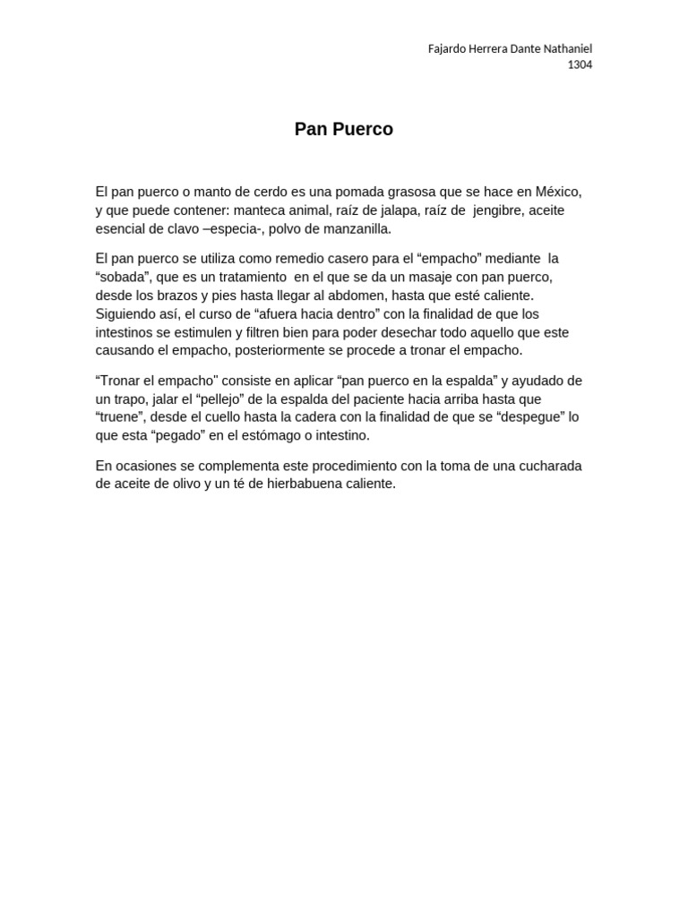 Uso y beneficios del pan puerco | PDF | Salud y bienestar