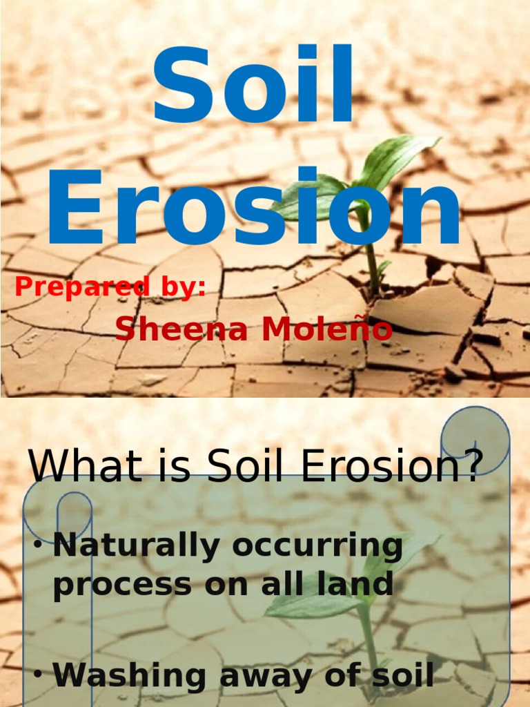 PowerPoint in Soil Erosion | PDF