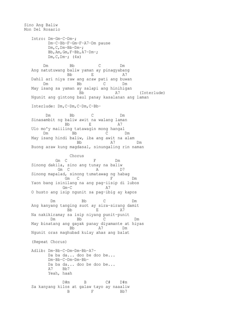 Sino Ang Baliw | PDF