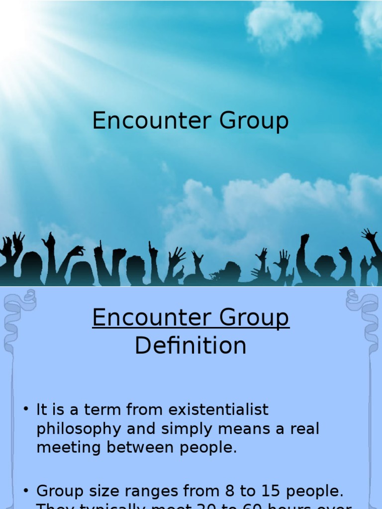 Understanding Encounter Group Therapy | PDF | Mental Health | Emergence