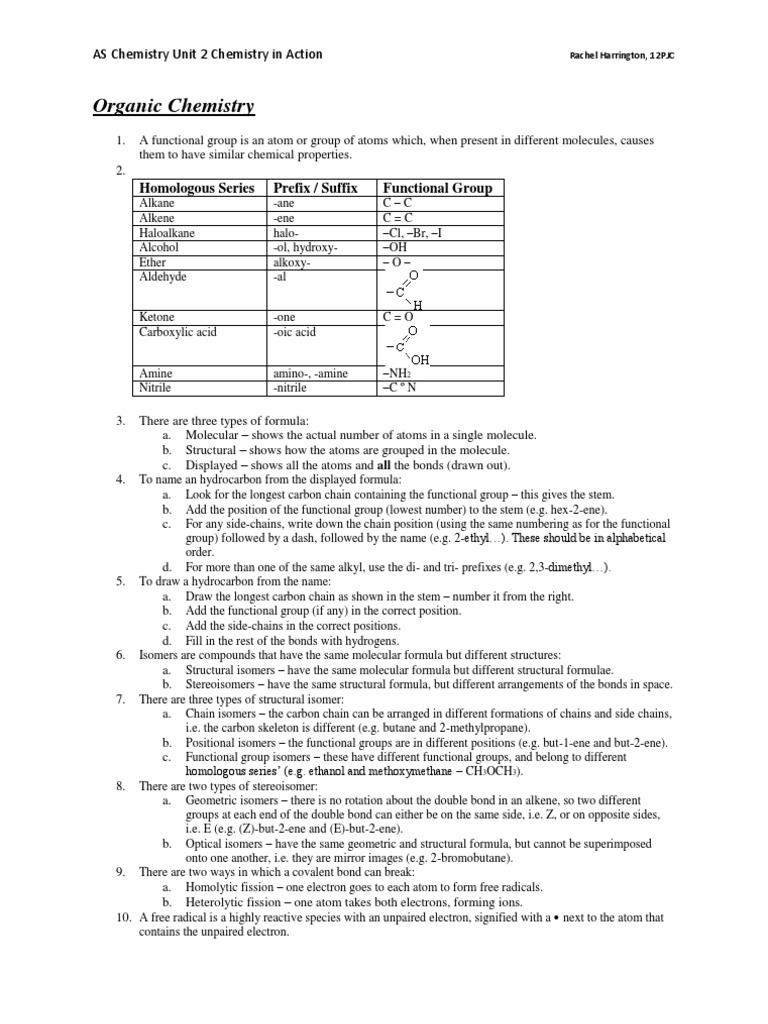 Chemistry Unit 2 | PDF | Redox | Chemical Reactions