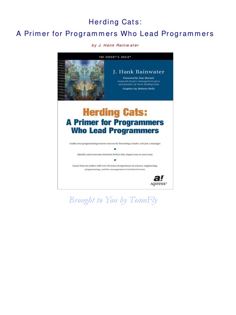 Herding Cats A Primer For Programmers Who Lead Programmers | PDF ...