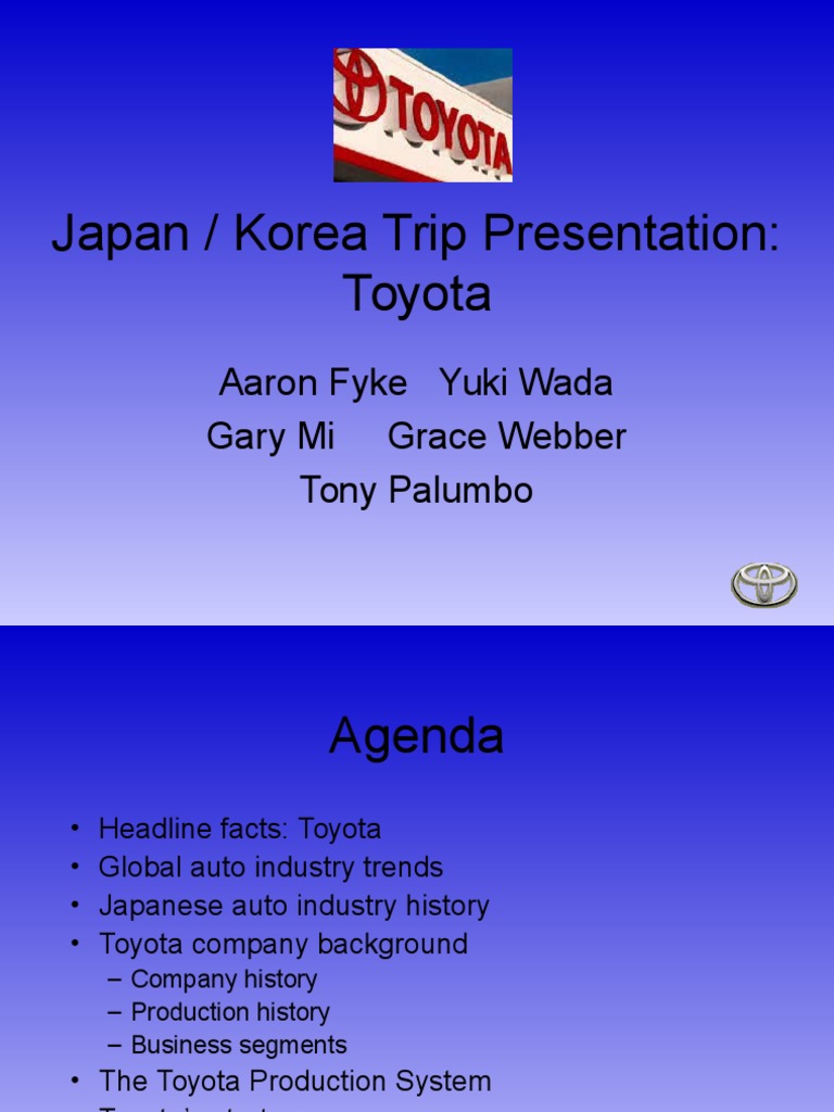Toyota's Global Strategy & Production Insights | PDF | Toyota ...