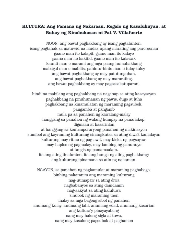 Tula Sa Timog Silangang Asya | PDF