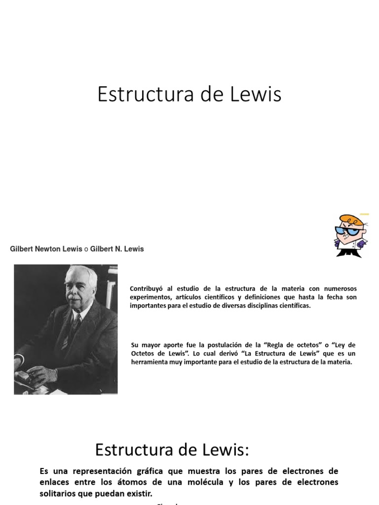Estructura de Lewis y Ley de Octetos | PDF | Redox | Cloro