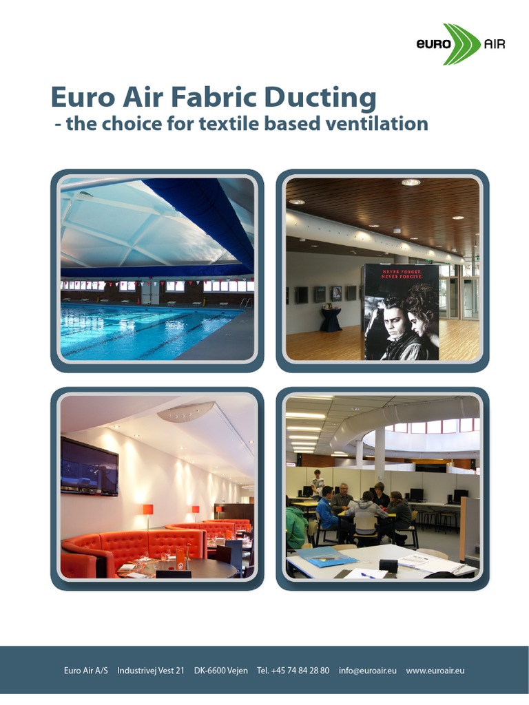 Euro Air Fabric Ducting: - The Choice For Textile Based Ventilation ...