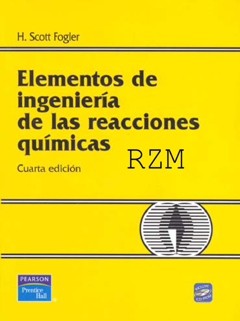 Elementos de Ingeniería Química Fogler 4ta Ed. | PDF