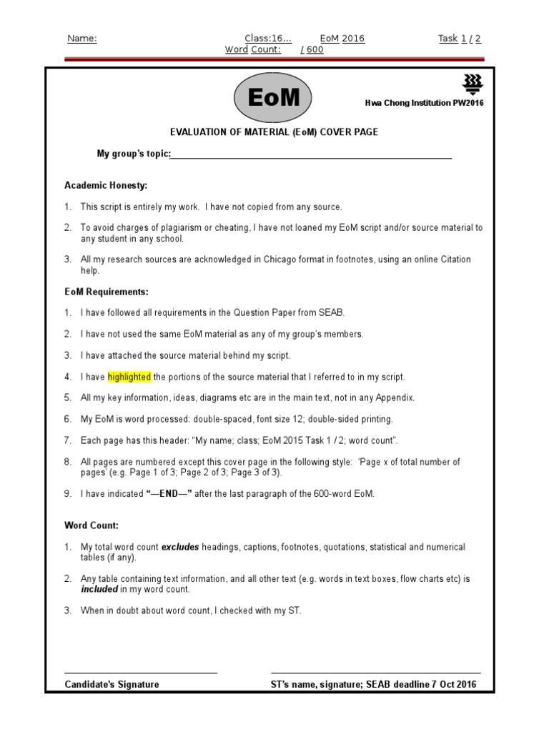 EoM Cover Page | PDF