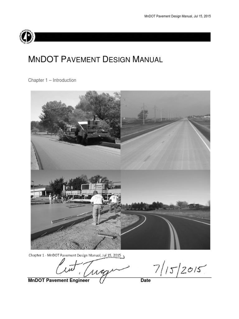 Pavement Design Manual | PDF | Road Surface | Geotechnical Engineering