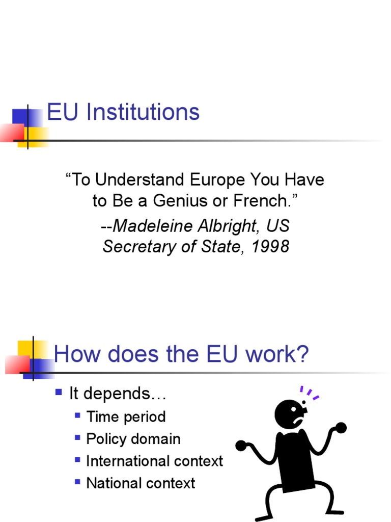 Understanding EU Institutions and Functions | PDF | European Union ...