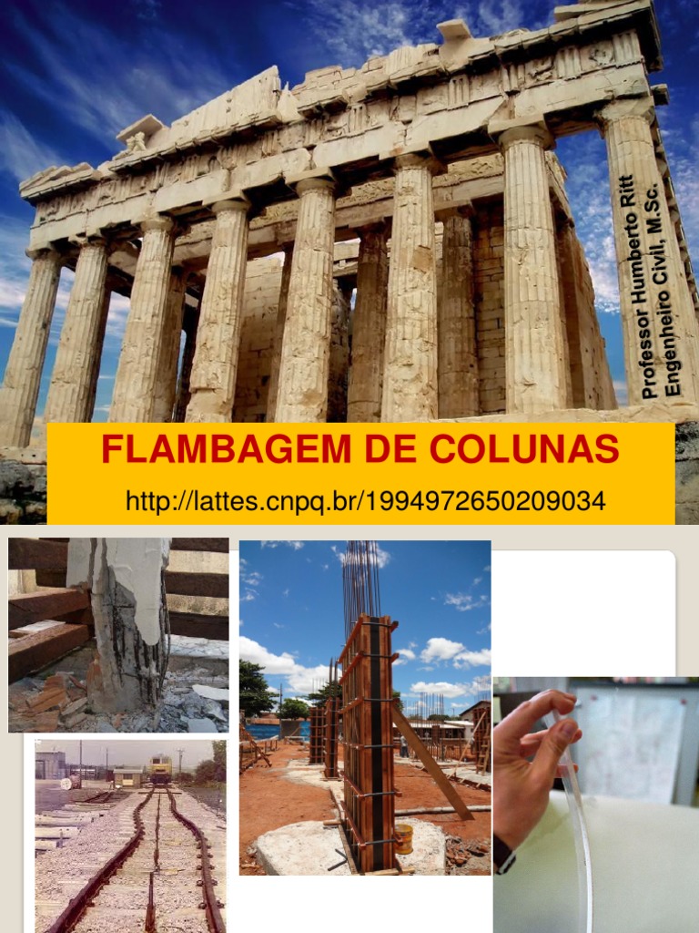Flambagem de Colunas: Cálculos e Fórmulas | PDF | Flambagem | Estresse ...