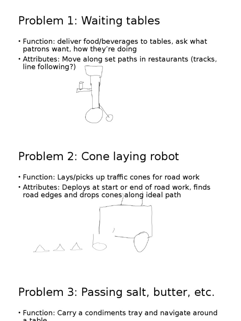 Problem 1: Waiting Tables | PDF