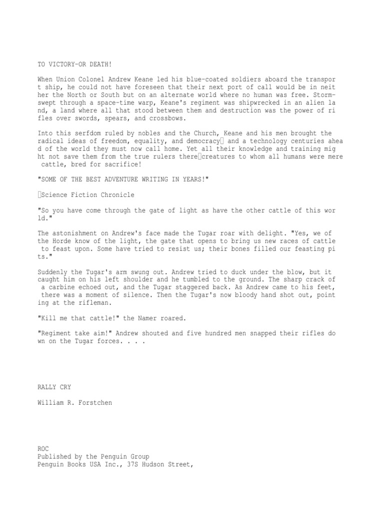 01 - Rally Cry | PDF | Battle Of Gettysburg | Armed Conflict