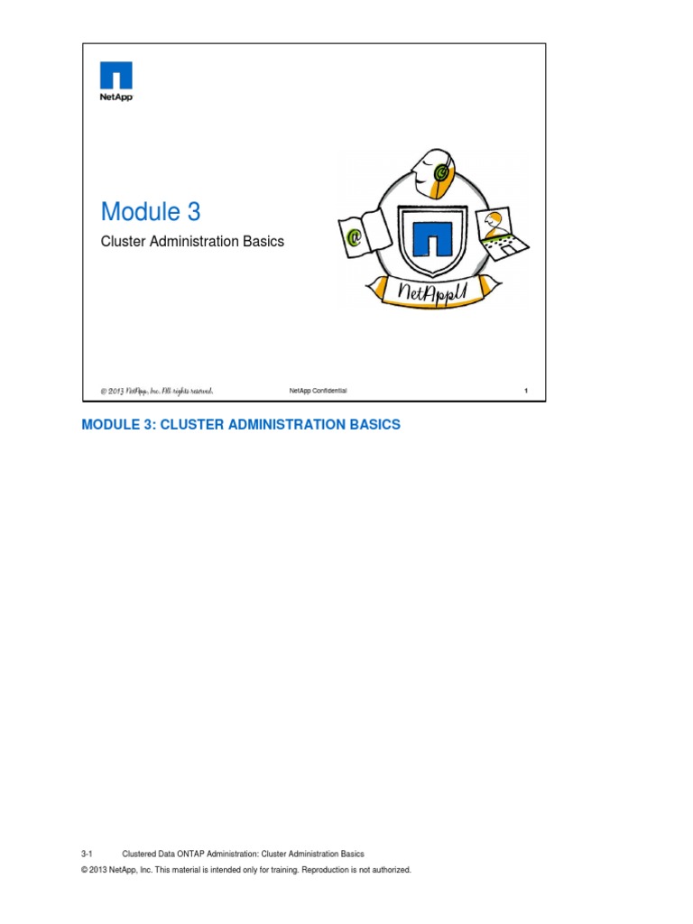 Module 3: Cluster Administration Basics | PDF | Command Line Interface | Computer Cluster