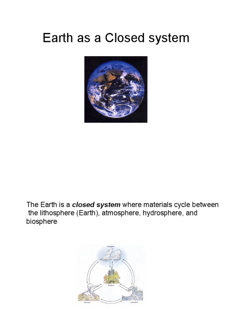 Earth Closed System | PDF | Rock (Geology) | Earth