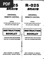 URC22B Universal Remote Control (Instruction Booklet) | PDF | Foreign ...