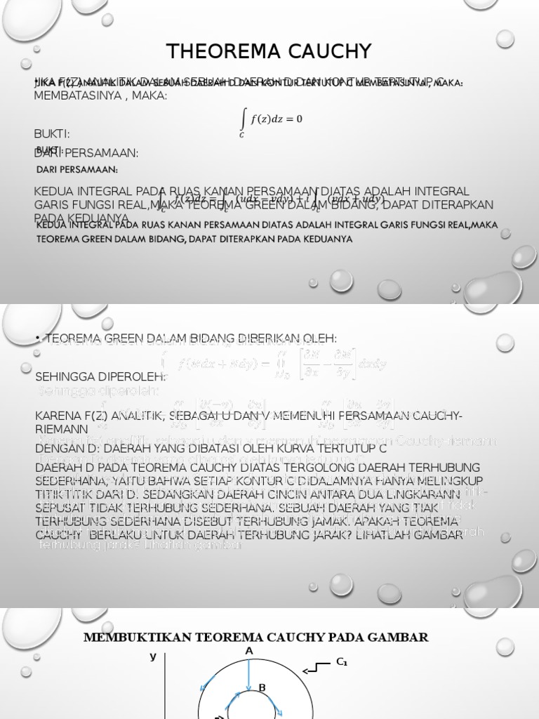 Teorema Cauchy dan Integral Cauchy | PDF | Metode & Bahan Ajar