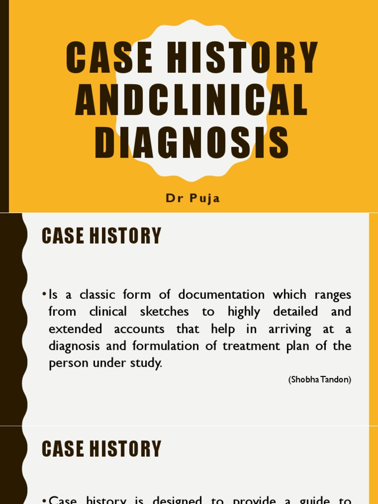 Case history final.pdf | Medical Diagnosis | Dentistry