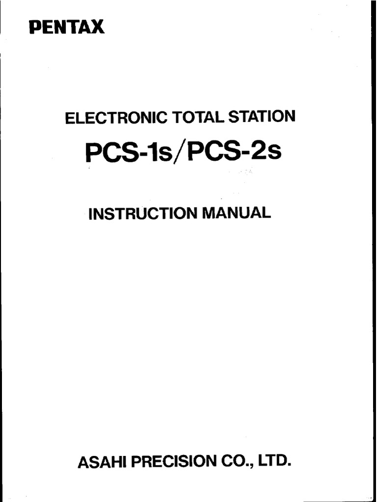 Pentax PCS Series 1s 2s | PDF