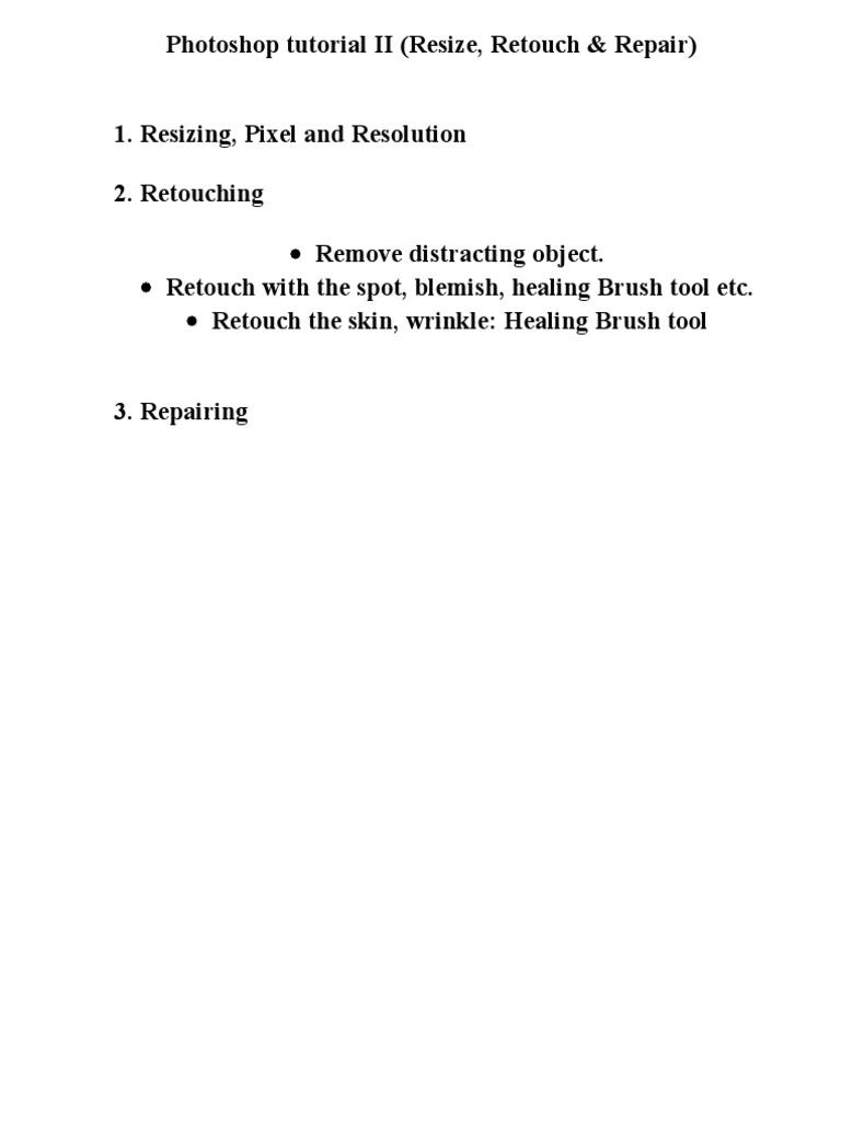 Photoshop Tutorial 2 | PDF