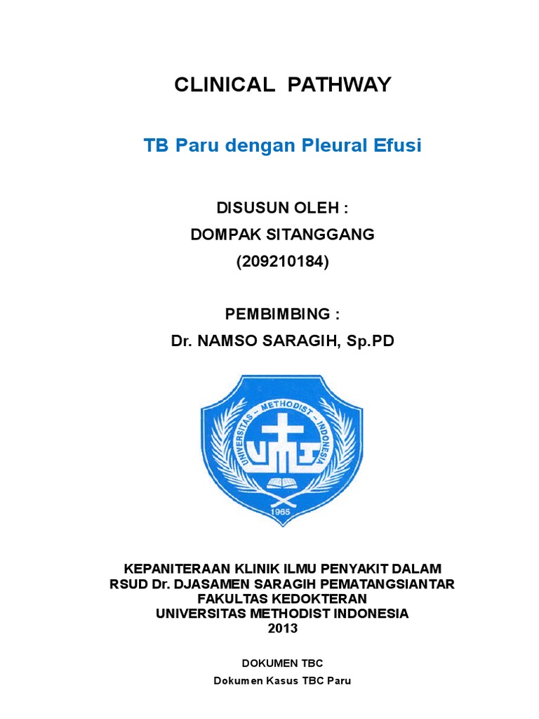CP TB Paru Dengan Efusi Pleura - Dompak | PDF | Sains & Matematika