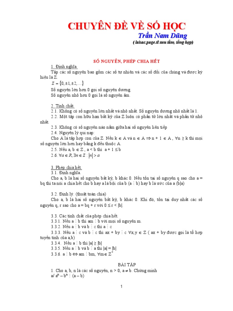 Chuyende Sohoc | PDF