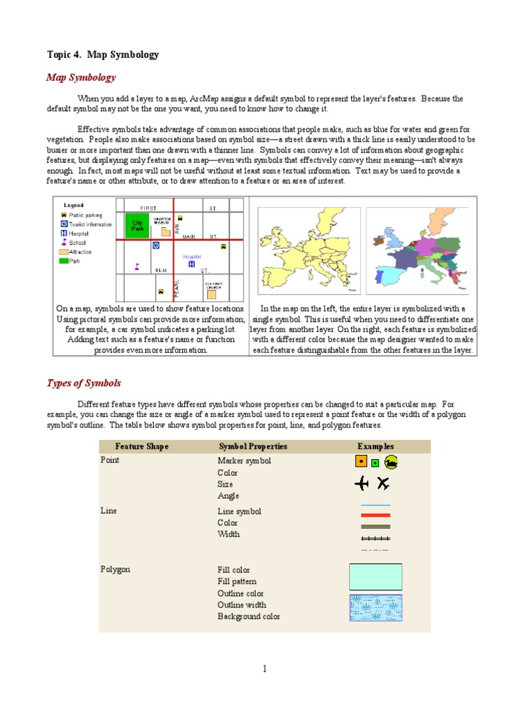 Topic04 Map Symbology | PDF | Statistical Classification | Map