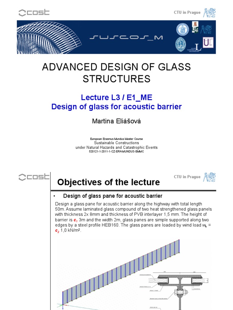 1E5 Glass Structures L3-E1 ME | PDF