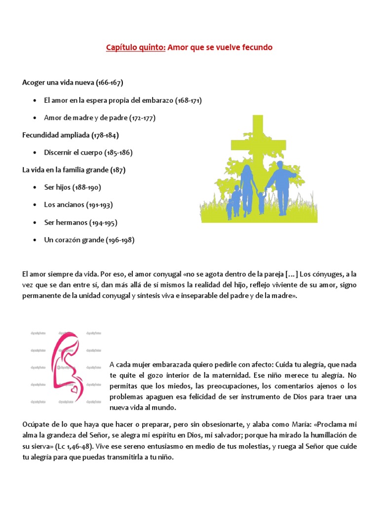 Cap. 5 Amor Que Se Vuelve Fecundo | PDF | Vejez | Amor