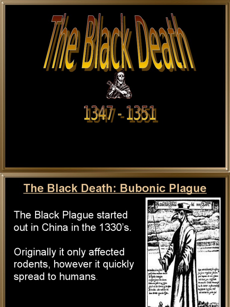 Black Plague Powerpoint | PDF | Black Death | Plague (Disease)