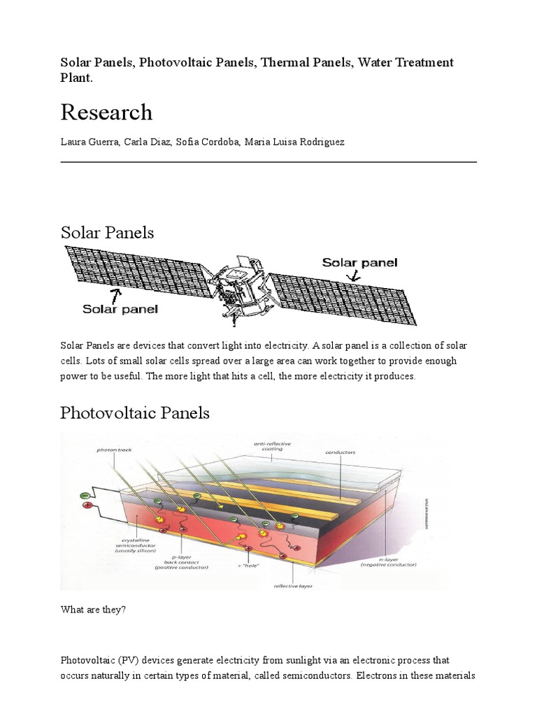 Research: Solar Panels | PDF