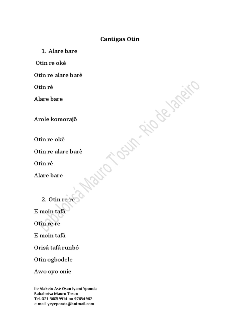 Cantigas de Otin 1 PDF | PDF