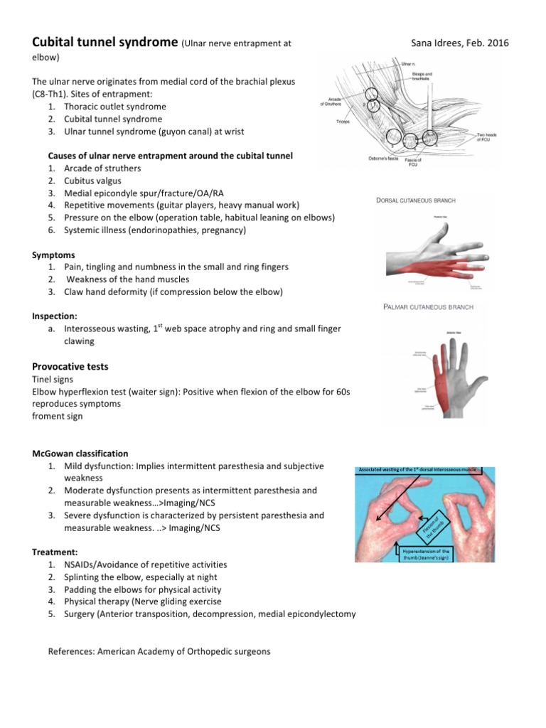 Cubital Tunnel Syndrome | PDF | Art | Science & Mathematics