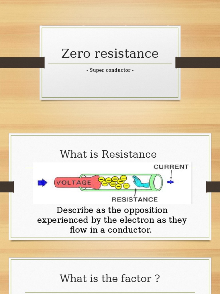 Zero Resistance | PDF | Superconductivity | Electrical Resistivity And Conductivity