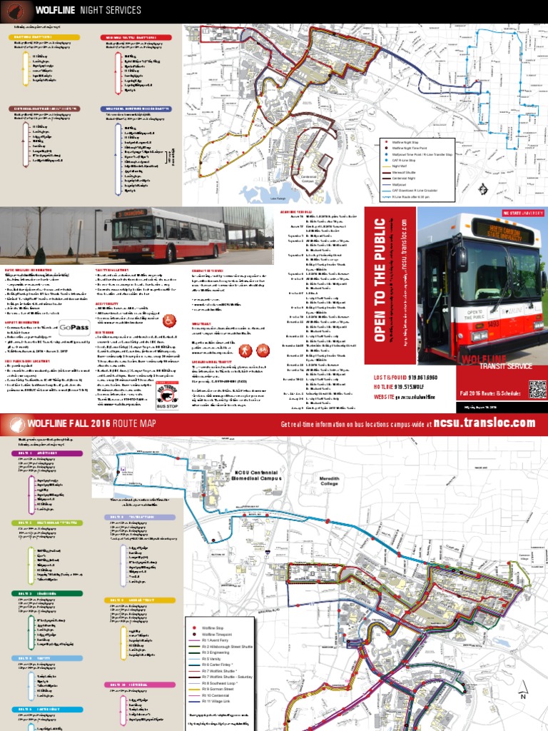 Map System Guide Year | PDF | Raleigh | Bus Transport