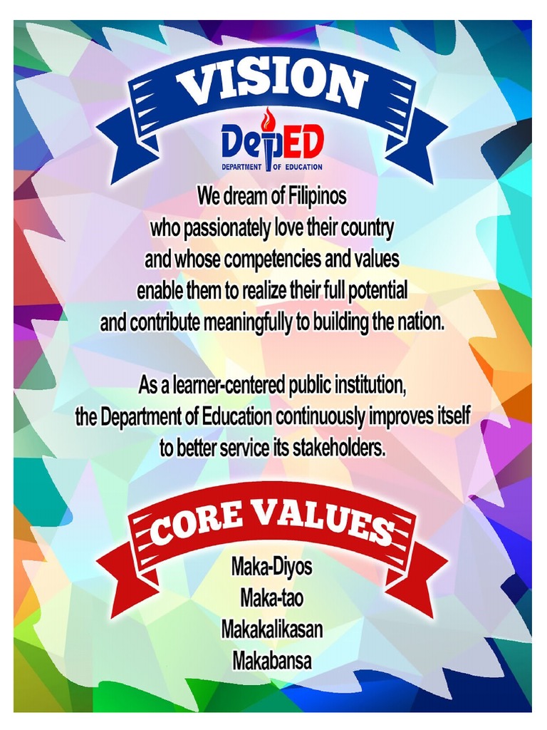 Deped Core Values | PDF